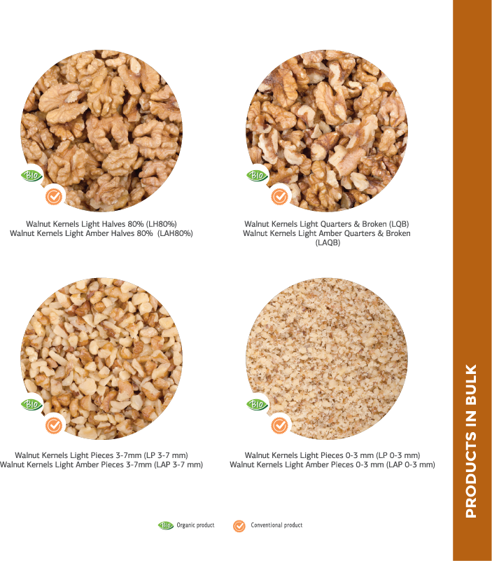 Walnut kernels in Bulk - Monicol